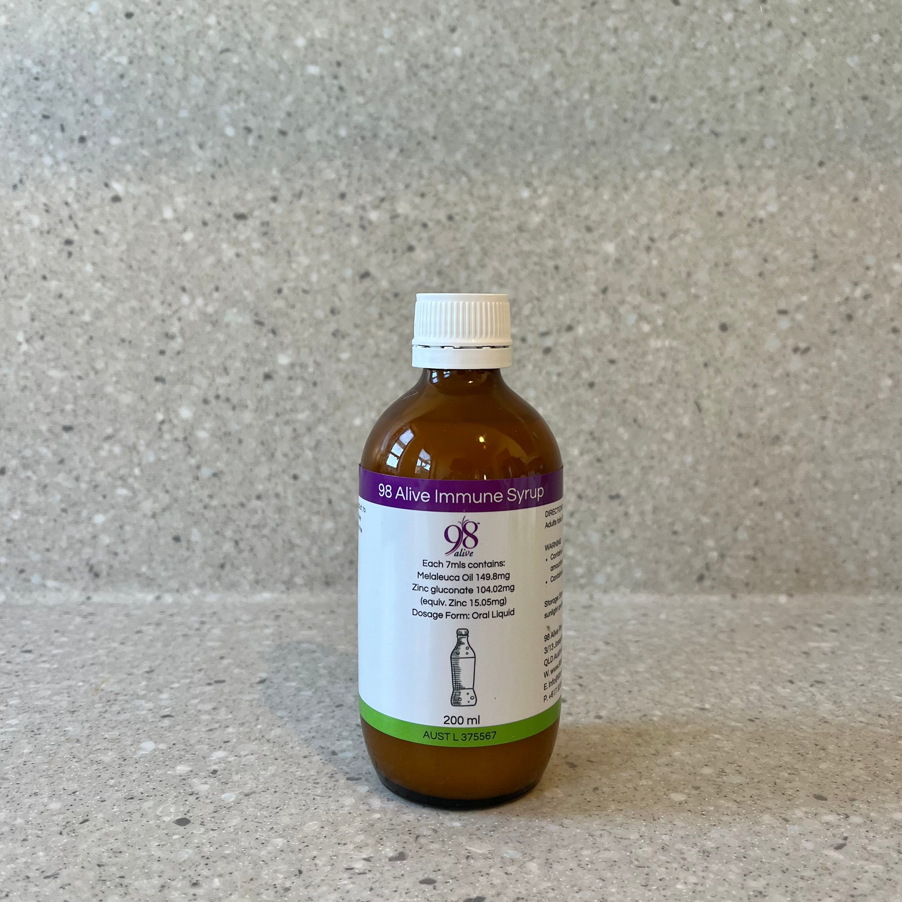 Immune System Syrup | 98 Alive | New Zealand – 98Alive.co.nz